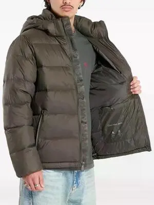 Calvin Klein Hooded Zip-up Jacket - Grey