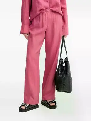 SAMSOE SAMSOE Linen Trousers With Elasticated Waist