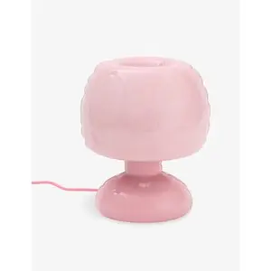 HOME STUDYO Freddy Ceramic Table Lamp - Bubblegum Gloss