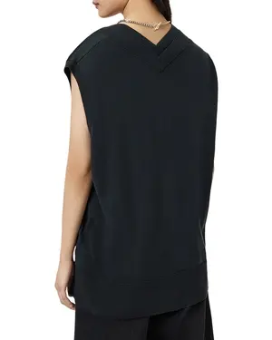 ALLSAINTS Bern Side Snap Top