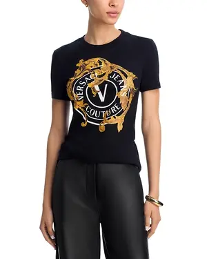 Versace Jeans Couture Graphic T-shirts For Women