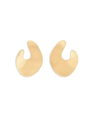 Marco Bicego Irregular Petal Statement Earrings - Gold