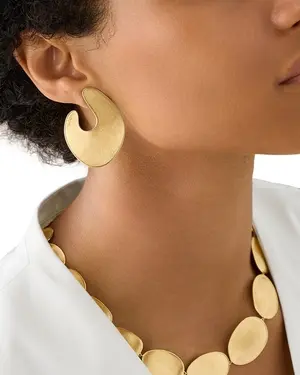 Marco Bicego Irregular Petal Statement Earrings