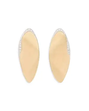 Marco Bicego Diamond Pave Statement Earrings - White/gold