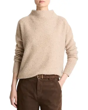 Vince Cashmere Donegal Funnel Neck Sweater