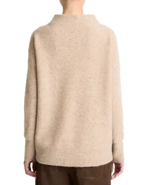 Vince Cashmere Donegal Funnel Neck Sweater