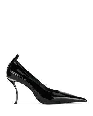 Jeffrey Campbell Freak-out Leather Pumps - Black Patent