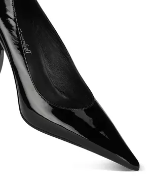 Jeffrey Campbell Freak-out Leather Pumps - Black Patent