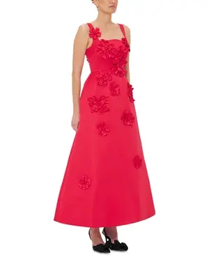 LEO LIN Rianne Applique Maxi Dress