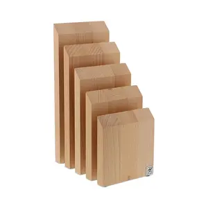 ZWILLING Slanted Italian Magnetic Knife Block, Beech Wood - Natural