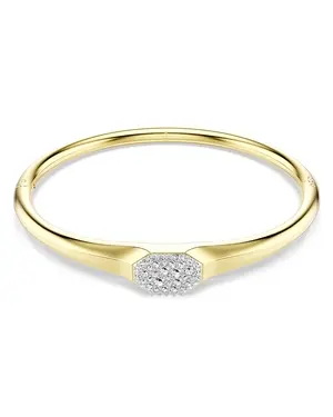 SWAROVSKI Dextera Pave Crystal Bangle - Gold