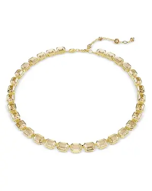 SWAROVSKI Millenia Tennis Necklace Gold