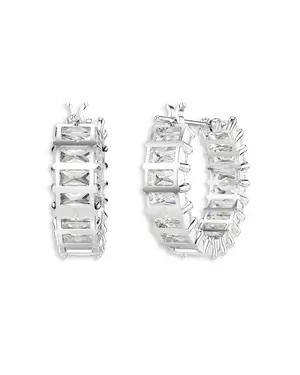 SWAROVSKI Matrix Inside Out Hoop Earrings