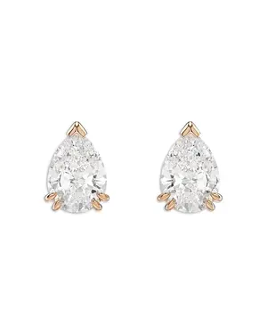 SWAROVSKI Stilla Stud Earrings - Rose Gold