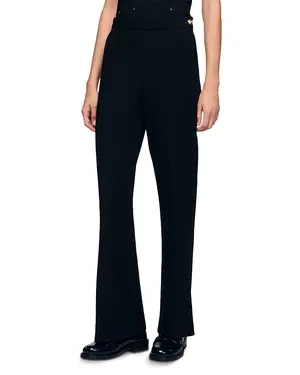 Sandro Wide Leg Trousers