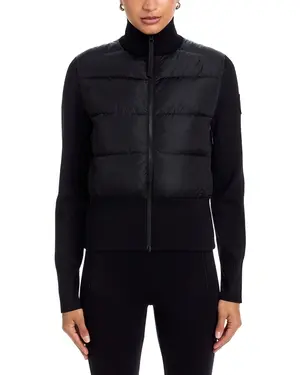 Canada Goose Hybridge Wide Quilt Knit Down Jacket