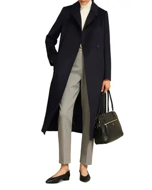 HOBBS LONDON Livia Wool Coat - Black