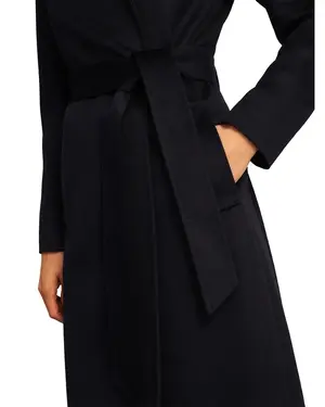 HOBBS LONDON Livia Wool Coat - Black