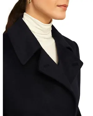 HOBBS LONDON Livia Wool Coat - Black