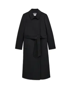 HOBBS LONDON Livia Wool Coat - Black