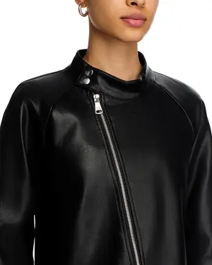 Steve Madden Jett Faux Leather Moto Jacket