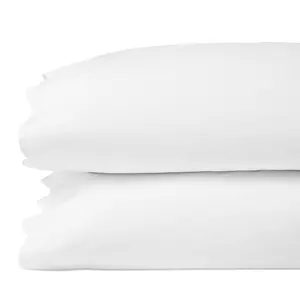 SFERRA Limana Scalloped Standard Pillowcase, Pair - White/white