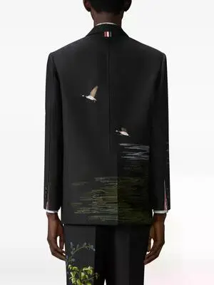 Thom Browne Embroidered Blazer