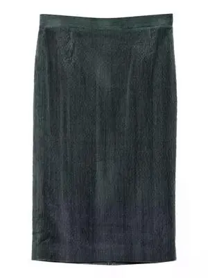 Massimo Alba Corduroy Midi Skirt