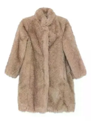ROSSO 35 Faux-fur Longline Coat