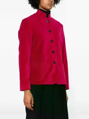 ROSSO 35 Velvet Patch-pocket Jacket