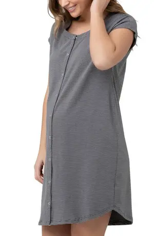 RIPE MATERNITY Blake Organic S/slv Nightie