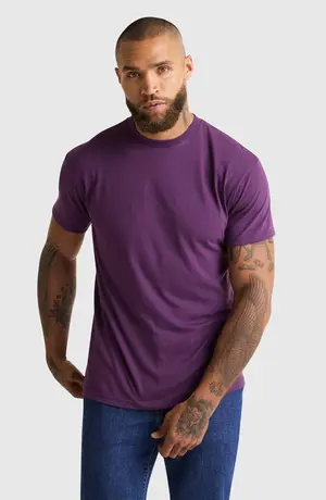 EPIC FITS Crew Neck T Shirt Plum