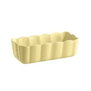 EMILE HENRY Madeleine Ceramic Loaf Pan - Vanilla