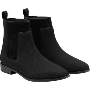 Vivaia Square-toe Water-repellent Ankle Boots - Black