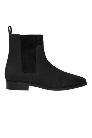 Vivaia Square-toe Water-repellent Ankle Boots - Black