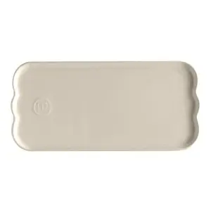 EMILE HENRY Madeleine Ceramic Serving Platter - Clay