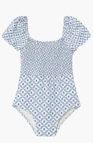 HERMOZA Little Delilah One-piece Swimsuit - Santorini Dots