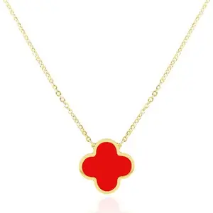 Coral Gold Necklace Necklaces