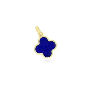 THE LOVERY FINE JEWELRY Clover Charm - Lapis