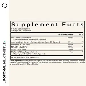 CODEAGE Liposomal Milk Thistle+, Nac, Artichoke