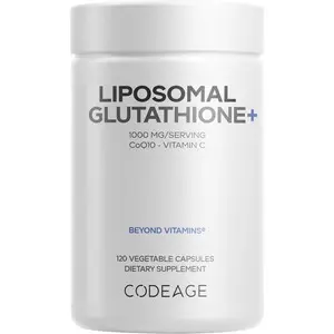 CODEAGE Liposomal Glutathione+ 1000mg, Vitamin C - White