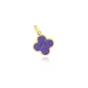 THE LOVERY FINE JEWELRY Clover Charm - Amethyst