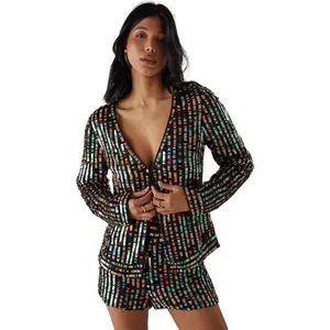 WAREHOUSE Premium Hand Embellished Sequin Jacket