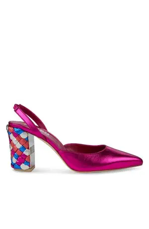 Metallic Fuchsia Heels