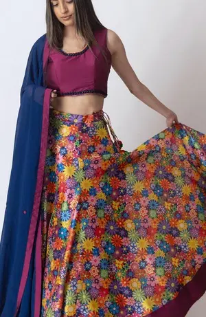 RAAS Floral Lehenga Choli Set