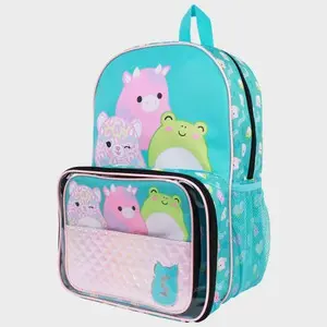 SQUISH MALLOW Printed Backpack With Lunch Box