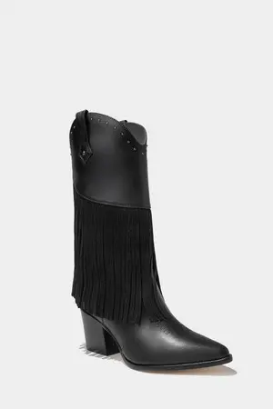 DANTE Leather Fringe Boots
