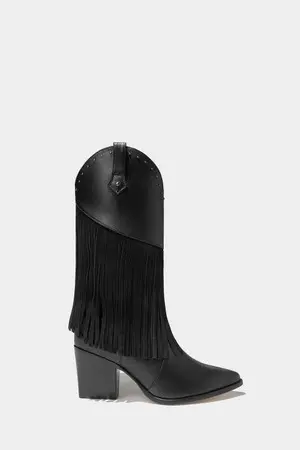 DANTE Leather Fringe Boots