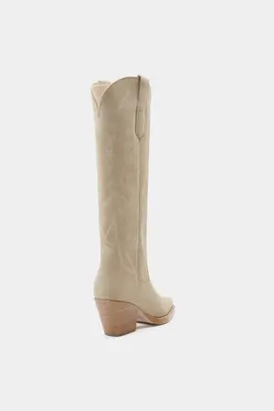 DANTE Western Fashion Leather Boots - Stone
