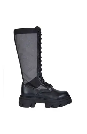URBNKICKS Tall Jungle Boots - Grey/black